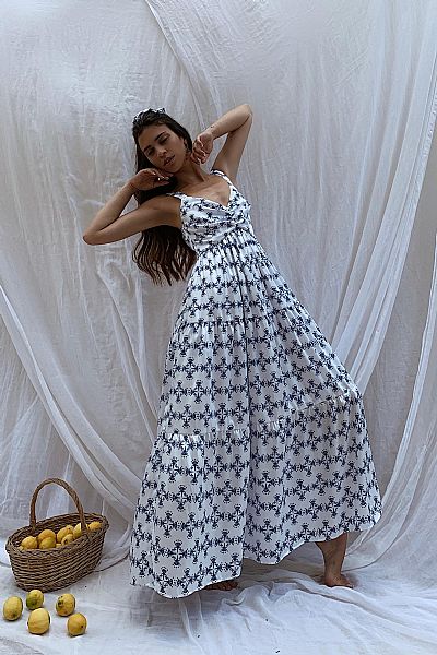 White Krinon Dress